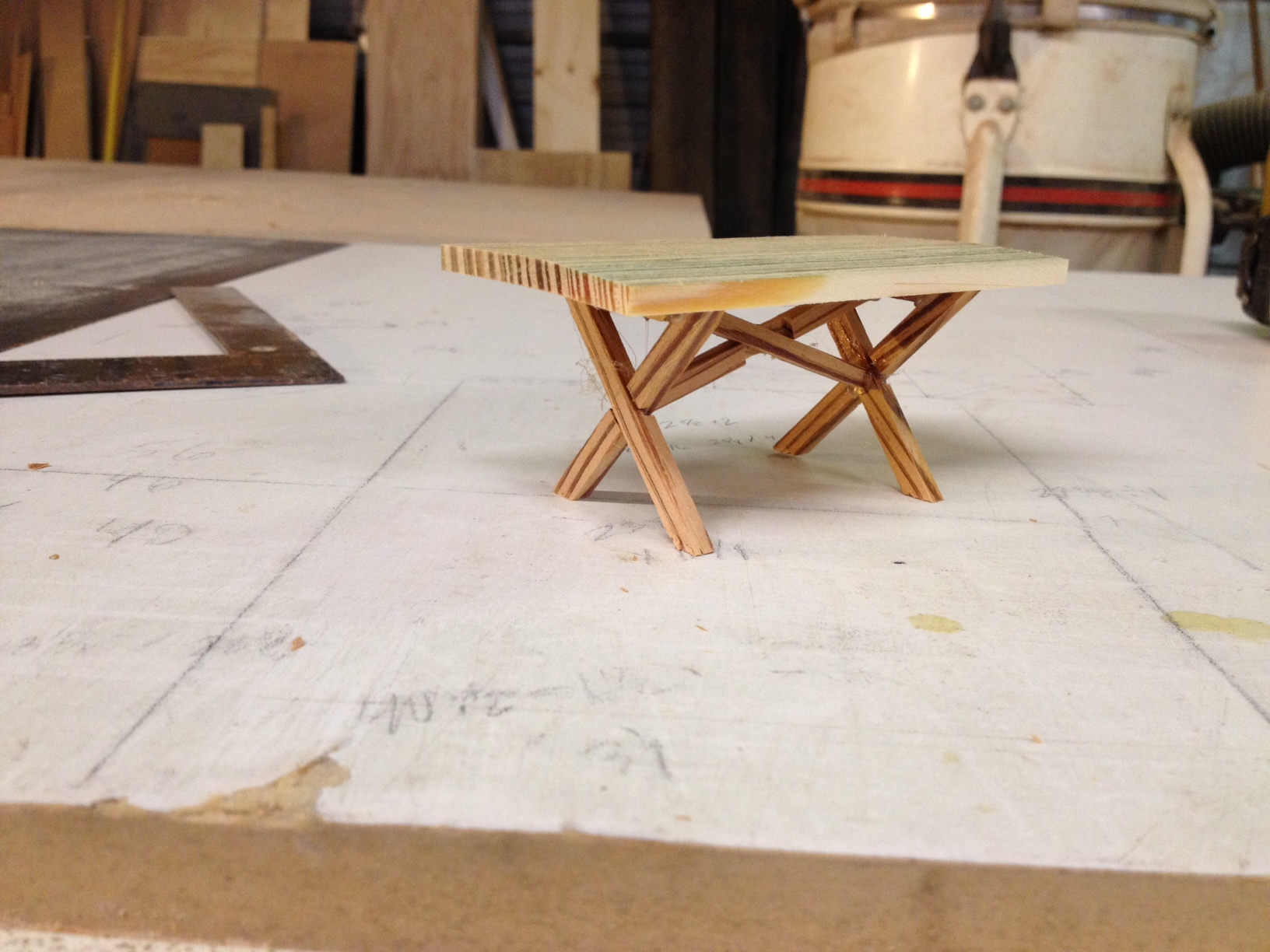 Jeremiah Goodwin Woodcraft- X Table
