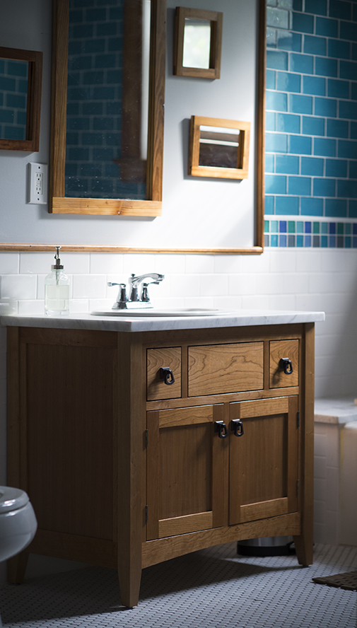 Jeremiah Goodwin Woodcraft- Craftsman Vanity